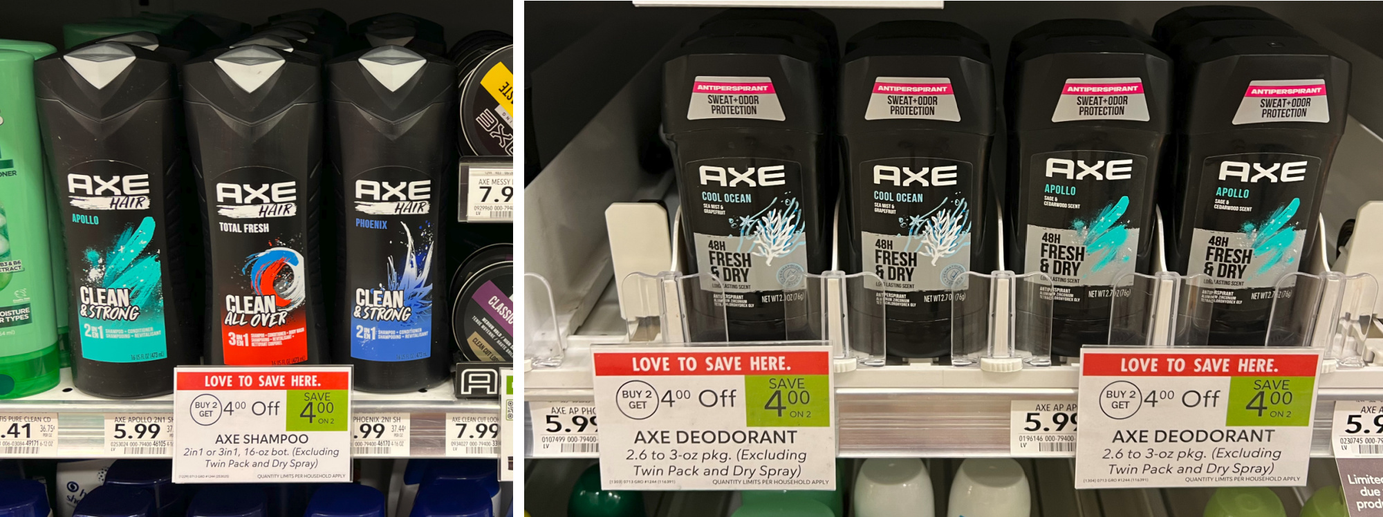 Axe Hair Ads