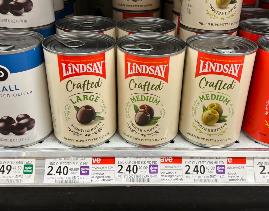 Lindsay Crafted Olives Just $1.40 Per Can At Publix - iHeartPublix