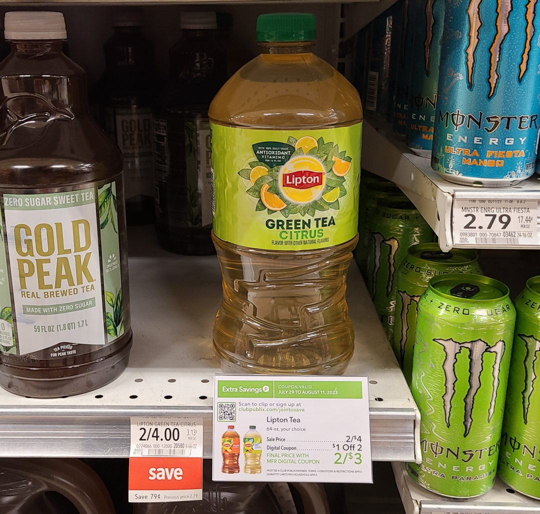 Get Lipton Ready To Drink Tea As Low As FREE At Publix - iHeartPublix