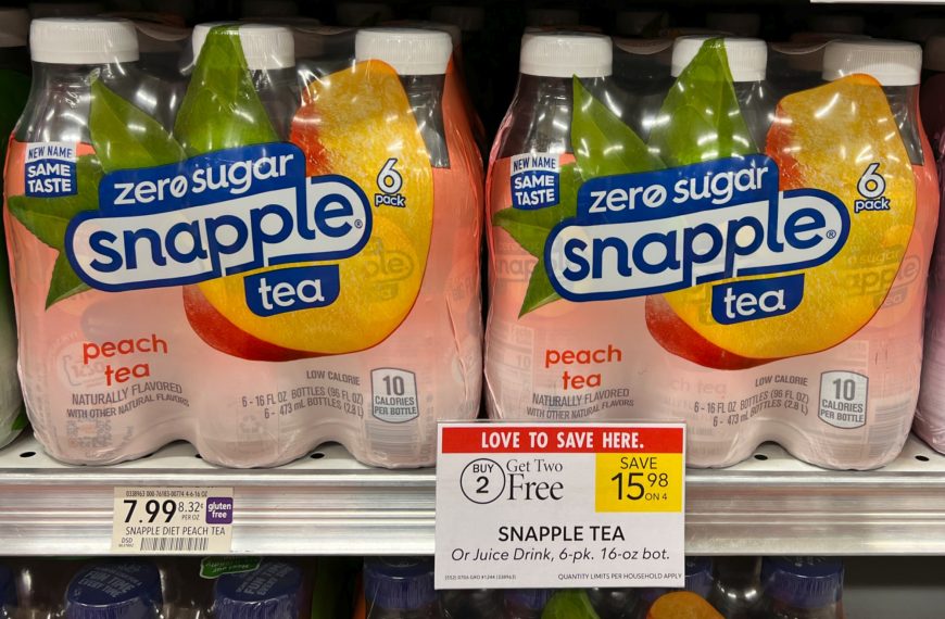 Zero Sugar Snapple 6-Packs As Low As $2.50 At Publix - iHeartPublix