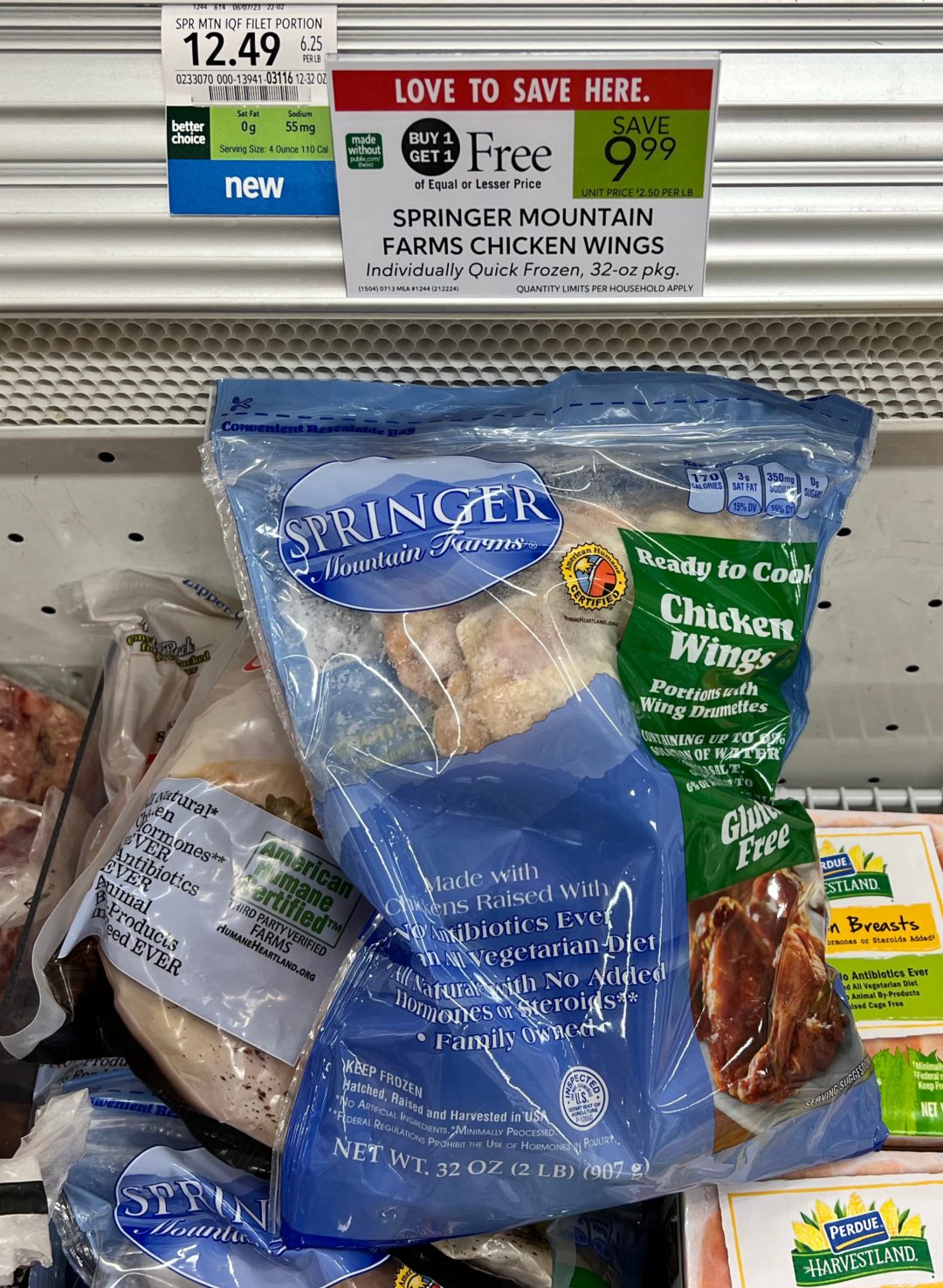 Springer Mountain Farms Chicken Wings As Low As $3.50 Per Bag At Publix ...