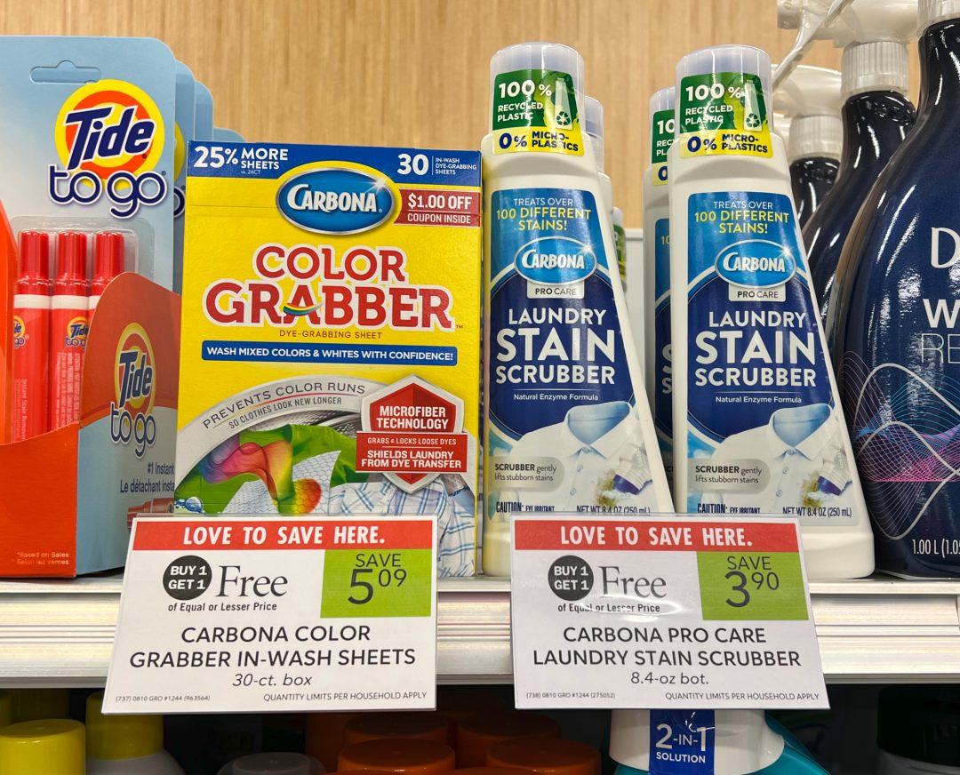 Carbona In-Wash Color Grabber Sheets Just $1.80 At Publix - iHeartPublix