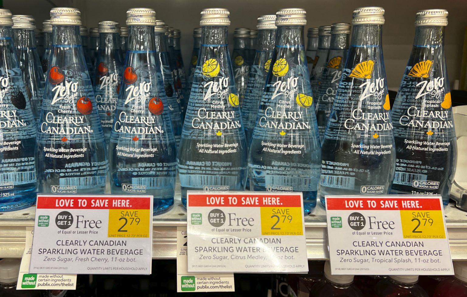 Clearly Canadian Sparkling Water As Low As 93¢ At Publix - iHeartPublix