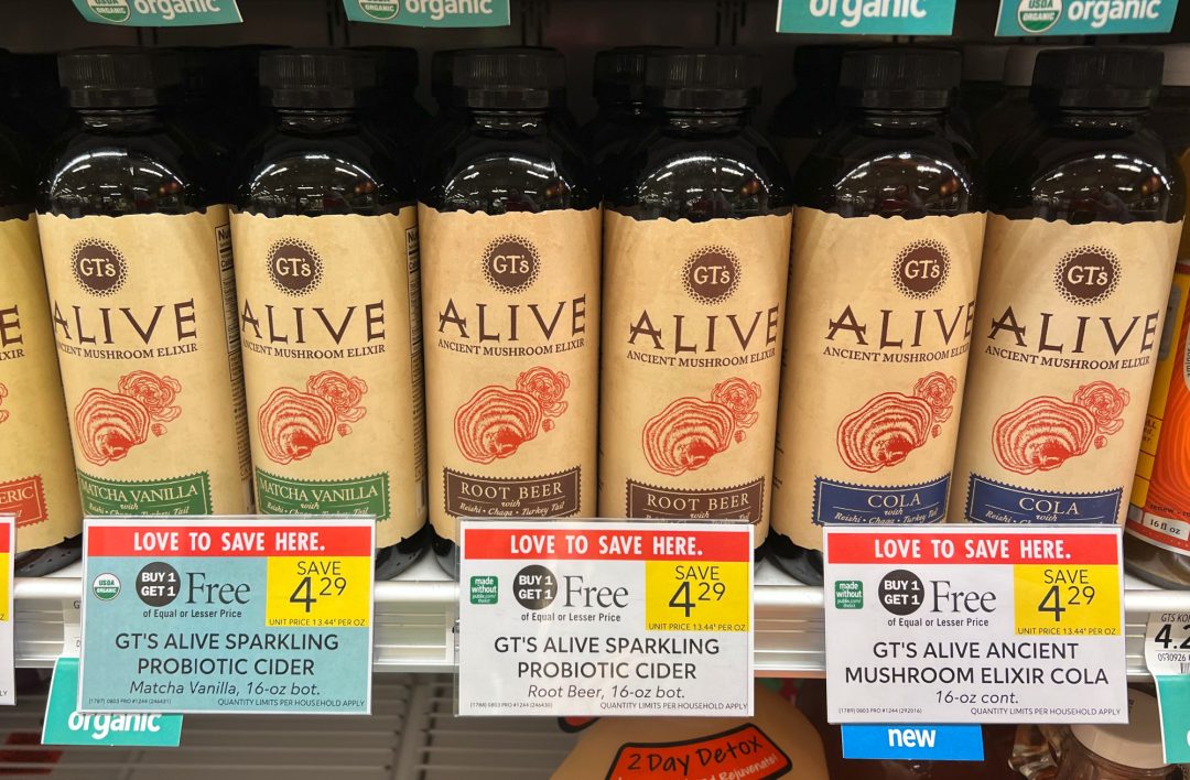 GT’s Alive Ancient Mushroom Elixir Just $1.65 At Publix - iHeartPublix