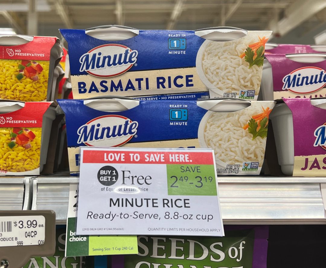 Minute Ready To Serve Rice Cups As Low As 60¢ Per Pack At Publix ...