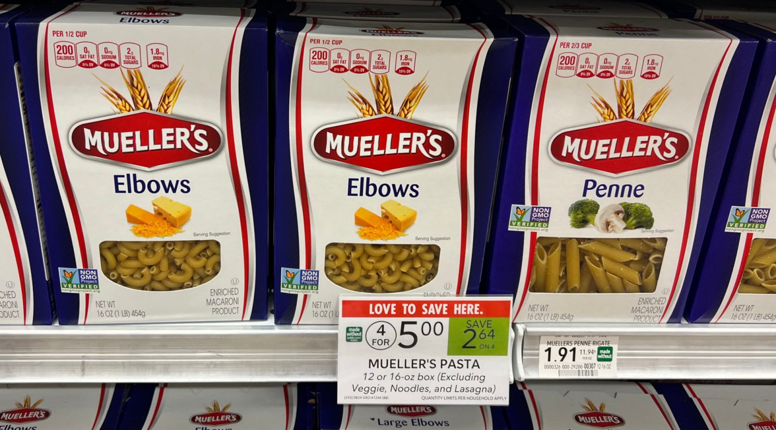 Mueller’s Pasta Just 85¢ For A Box At Publix - iHeartPublix