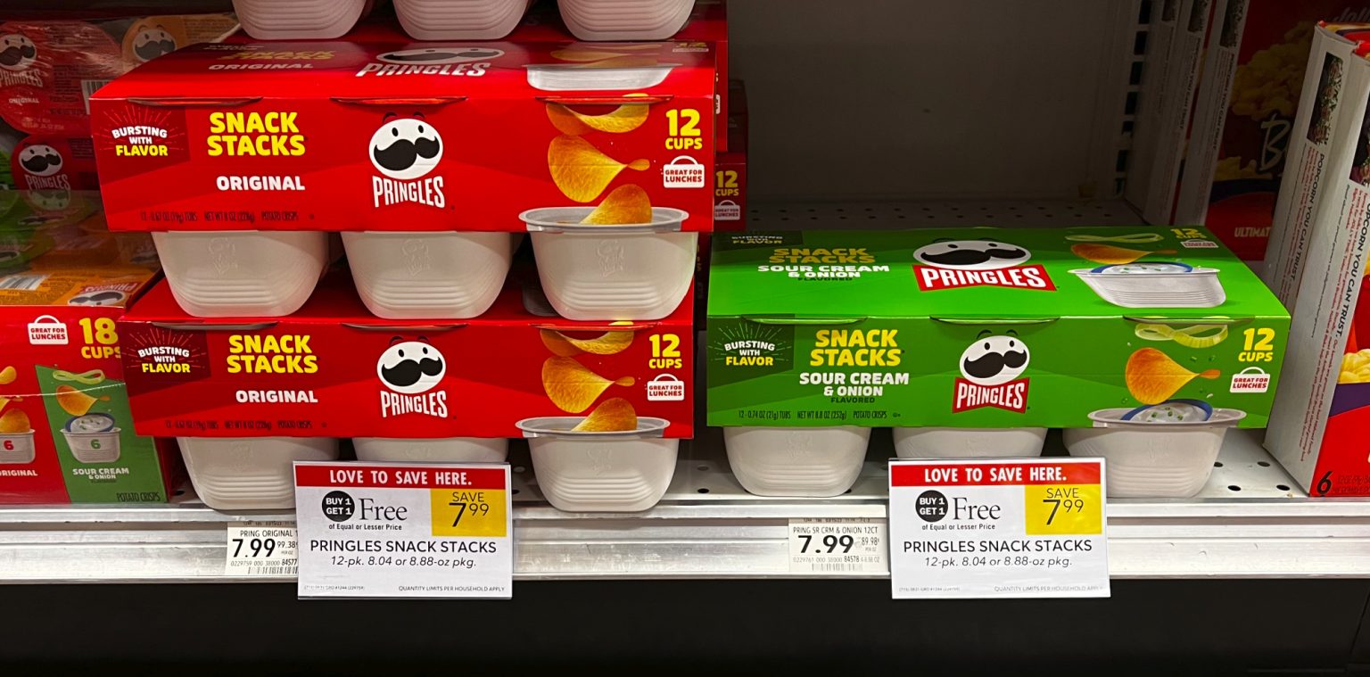 Get The Pringles Snack Stacks 12-Packs For Just $2 At Publix (Regular ...