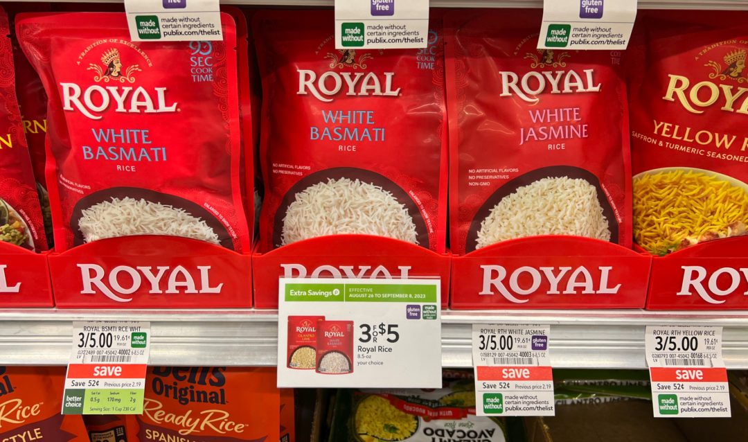 Get Royal Ready To Heat Rice As Low As 67¢ At Publix - iHeartPublix