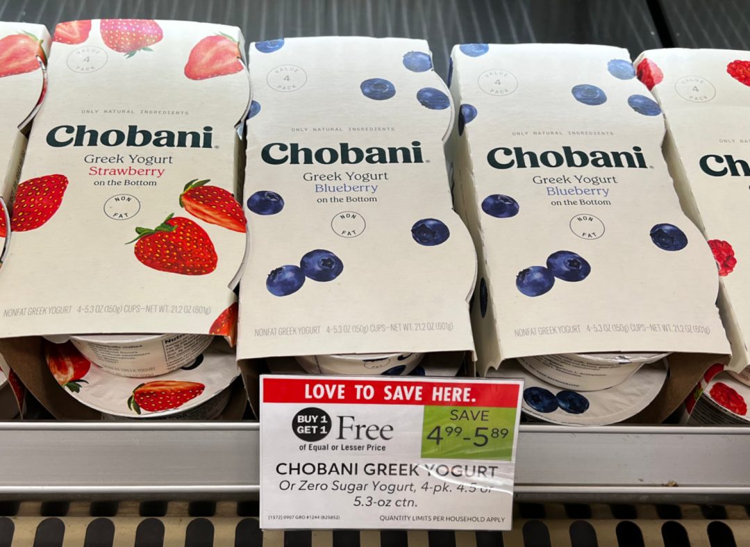 Chobani Yogurt 4-Packs As Low As $2 At Publix - iHeartPublix
