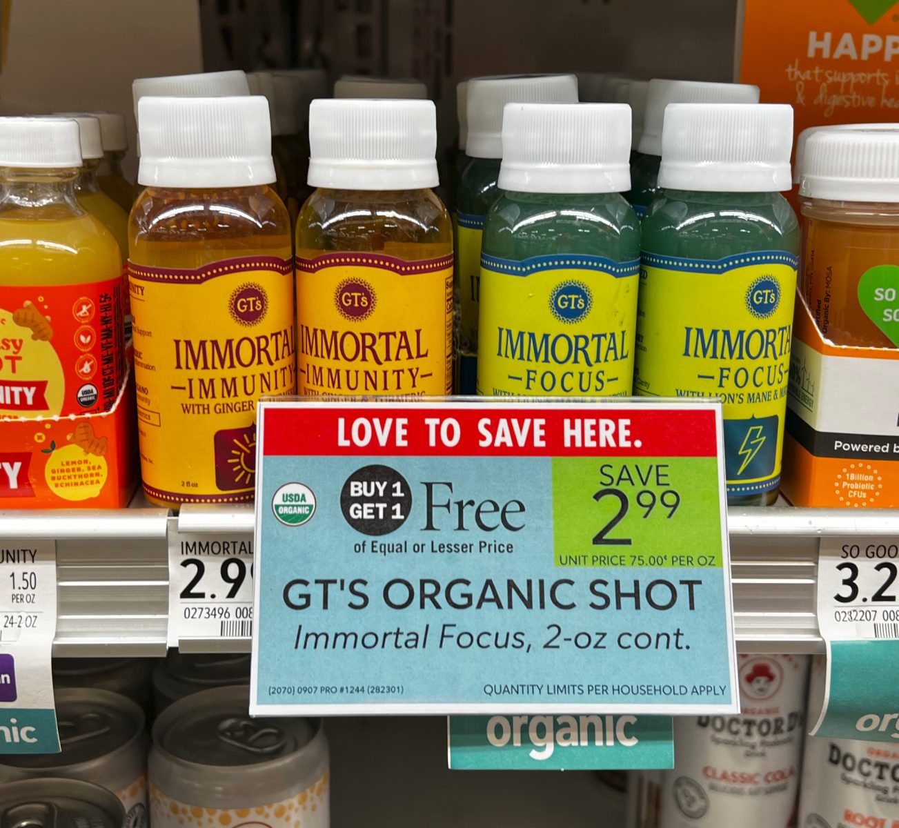 Get GT’s Organic Shots For Just $1 At Publix - iHeartPublix