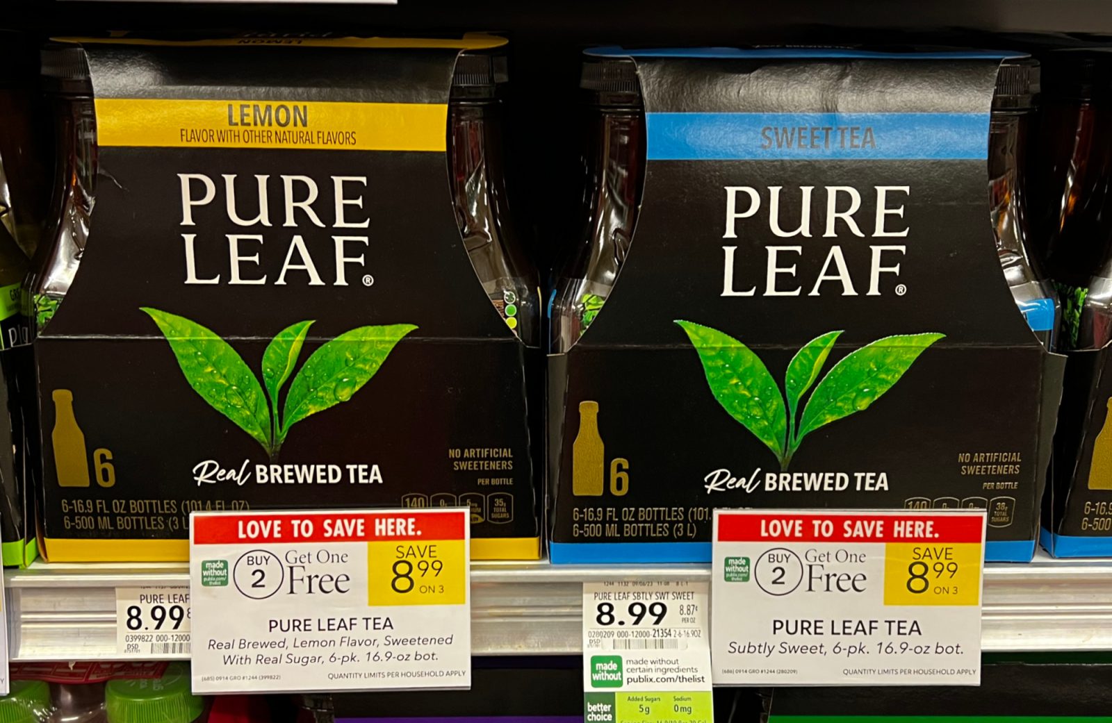 Get 6-Pack Bottles Of Pure Leaf Tea For Just $4.99 At Publix - iHeartPublix
