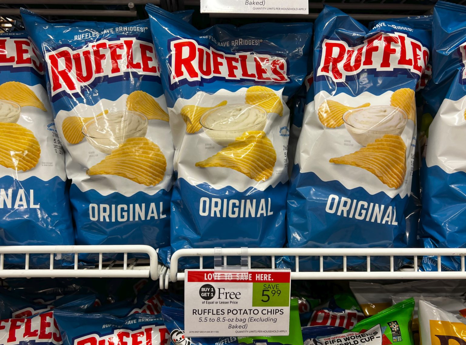 Ruffles Potato Chips As Low As $2.20 Per Bag At Publix - iHeartPublix