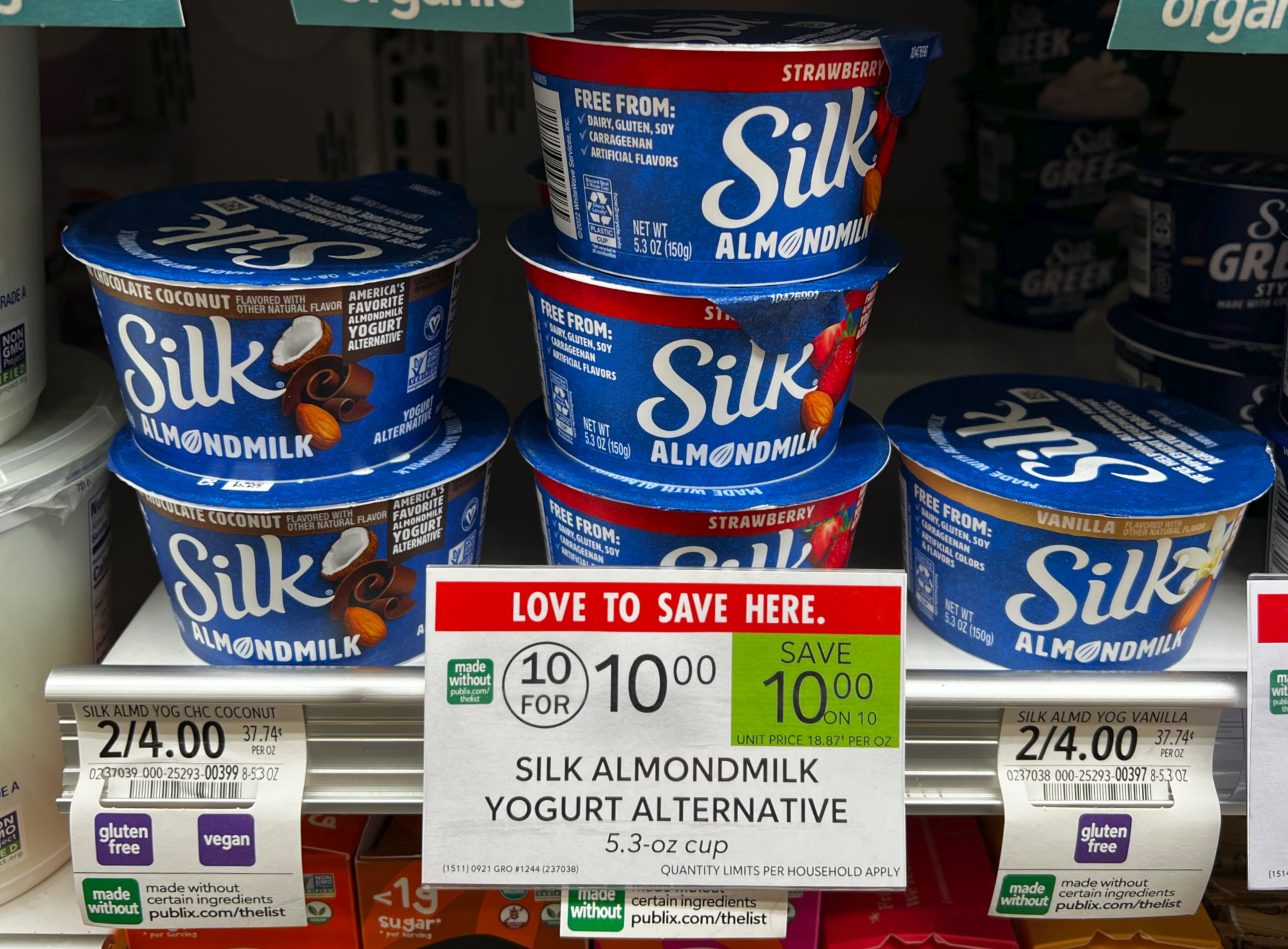 Get Silk Almondmilk Yogurt Alternative For As Low As 15¢ At Publix ...