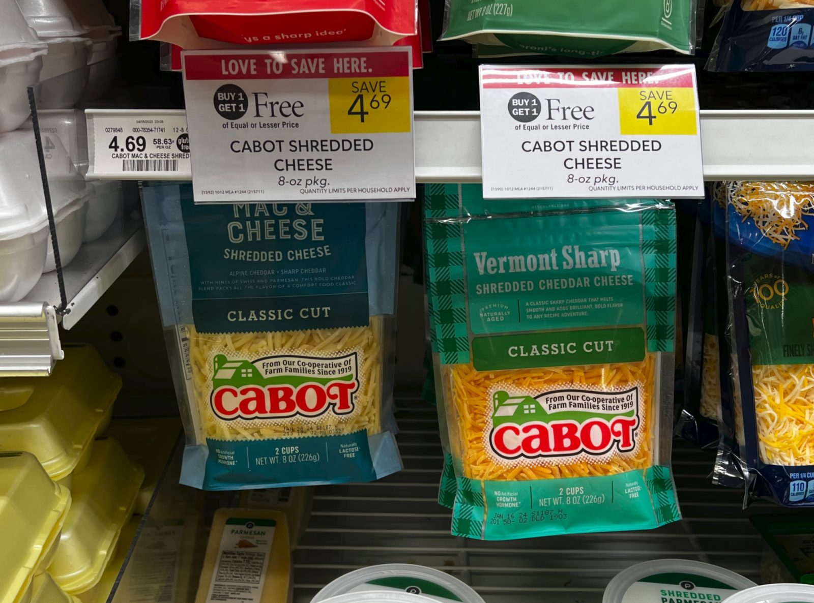 Cabot Shredded Cheese Just $1.35 At Publix - iHeartPublix