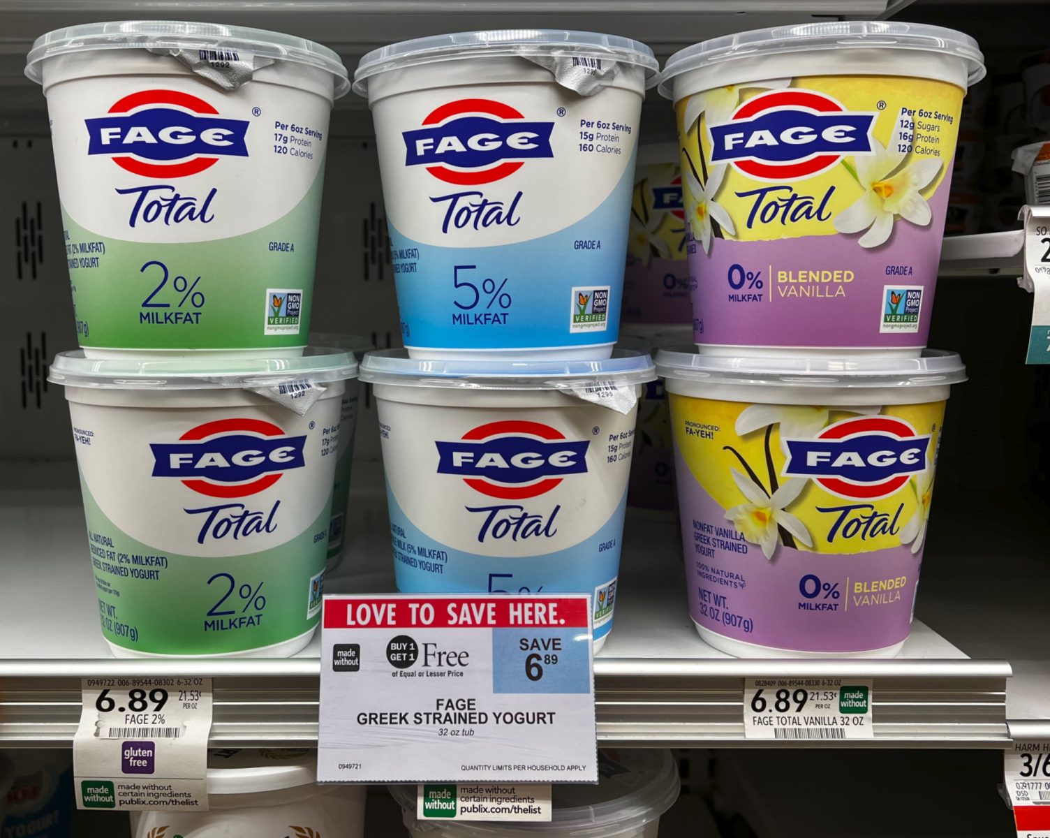Big Tubs Of Fage Total 0% Blended Vanilla Yogurt Just $1.45 At Publix ...