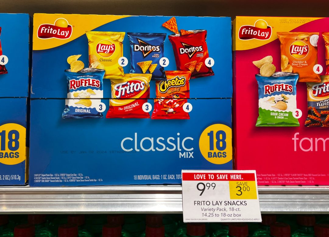 Frito-Lay Variety Pack Just $7.99 At Publix (Regular Price $12.99 ...