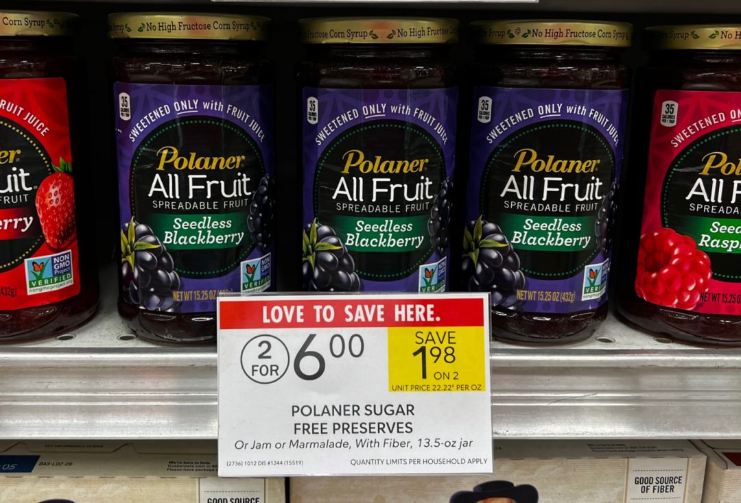 Polaner All Fruit Spread Just $2.25 At Publix - iHeartPublix