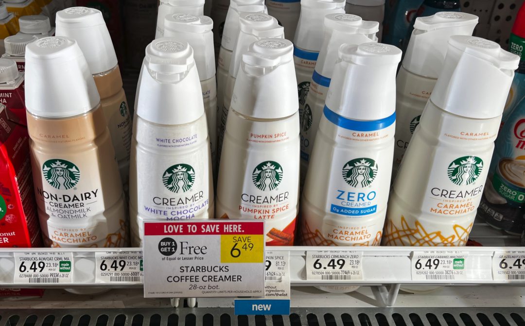 Starbucks Coffee Creamer As Low As $1.75 At Publix - iHeartPublix