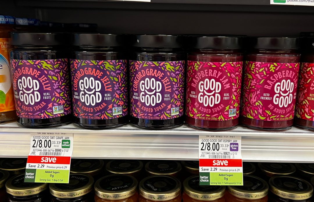 Good Good Jam Or Spread Just $2 At Publix (Regular Price $6.29 ...