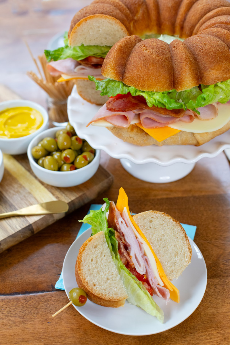 Celebrate The Holidays With A Party Sandwich Ring Made With Smithfield ...