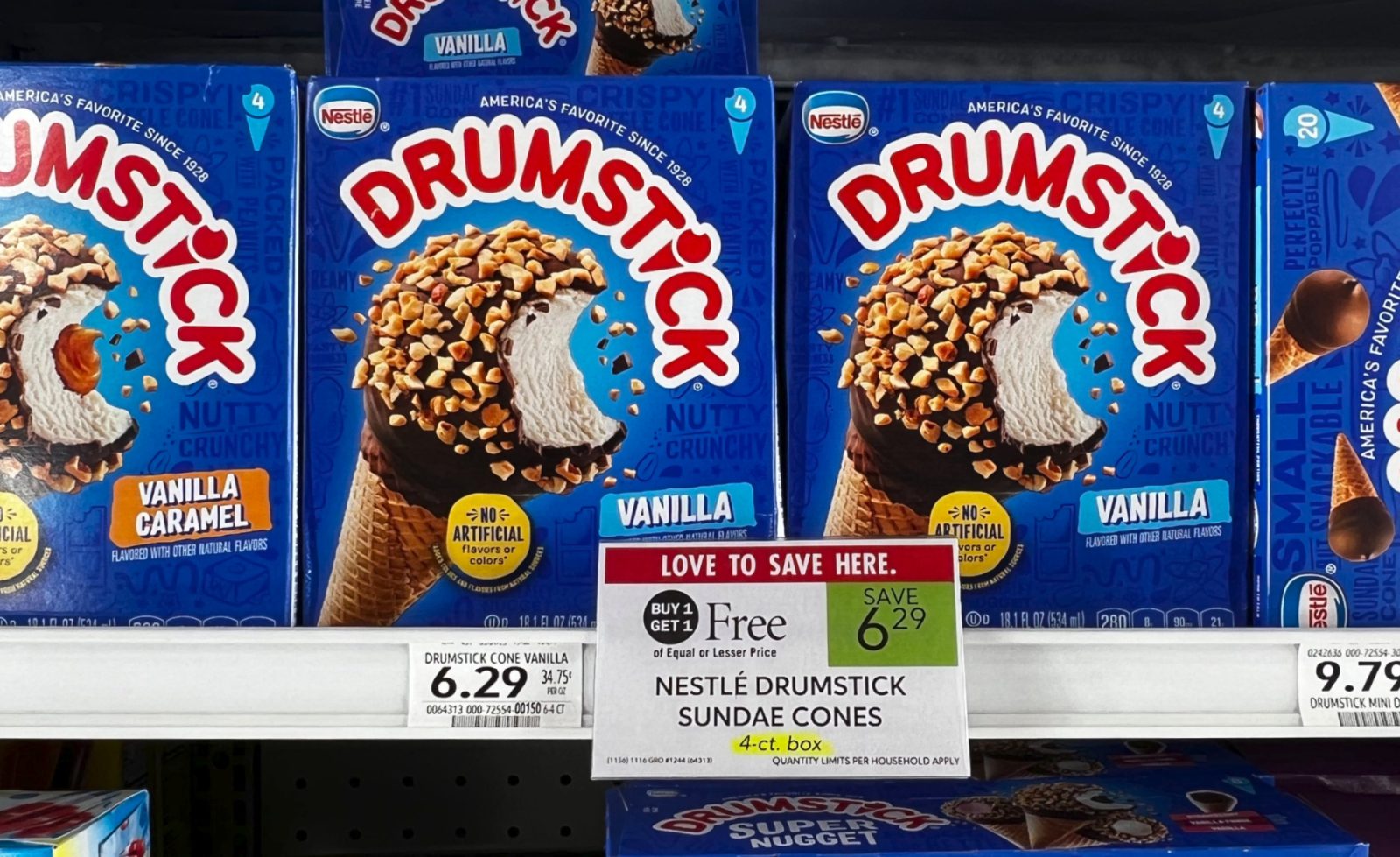 Pick Up Nestle Drumstick Cones 4-Count Boxes For Just $2.40 At Publix ...