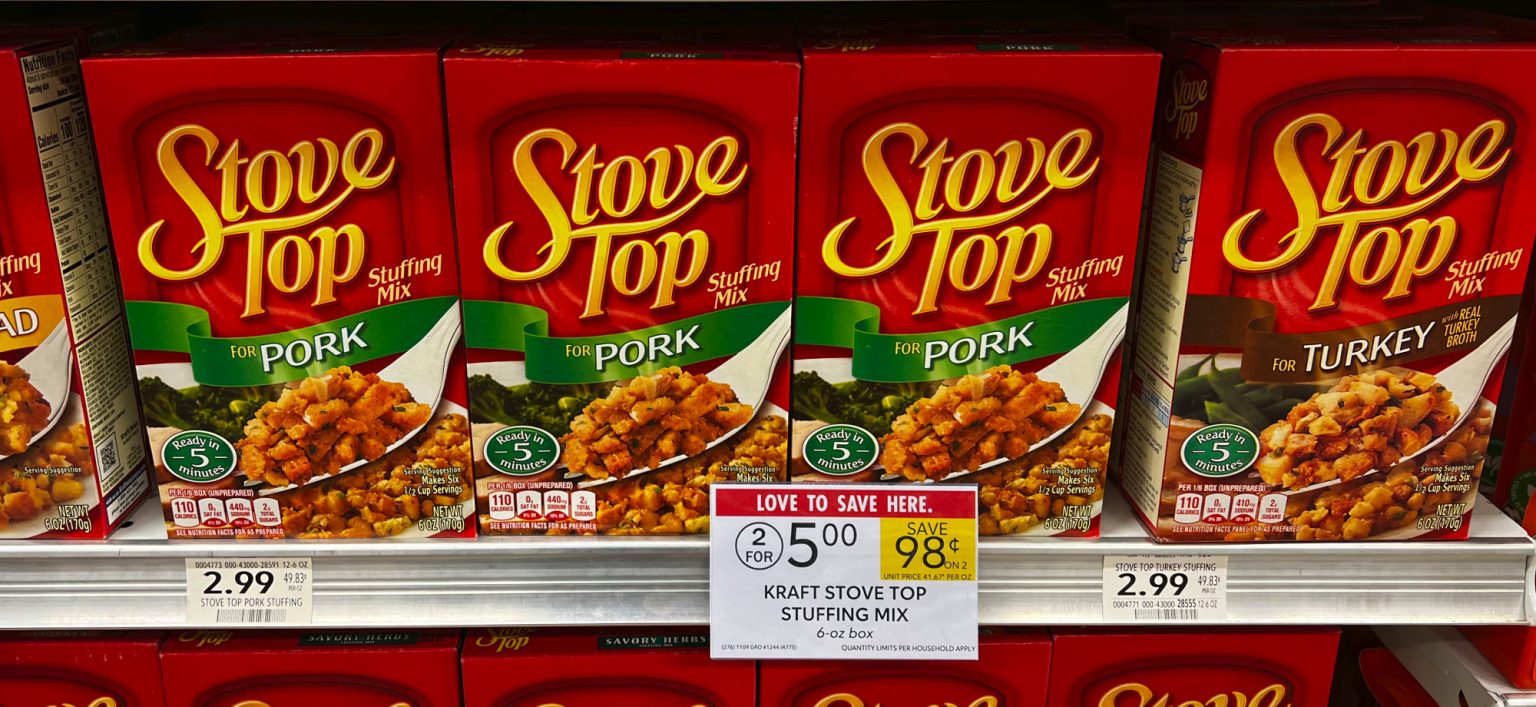 Stove Top Stuffing Mix Just $2.25 At Publix - iHeartPublix