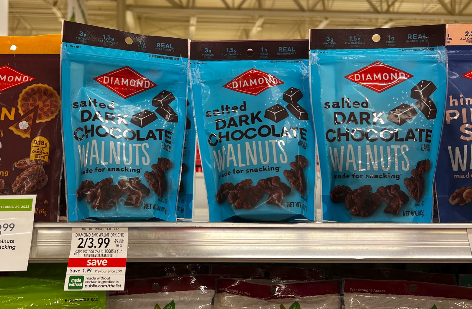 Diamond Walnuts Made for Snacking Just $1.50 Per Bag At Publix ...