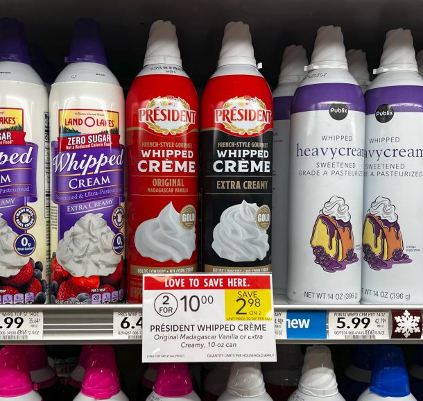 Get The Cans Of President Whipped Creme For Just $4.50 At Publix ...