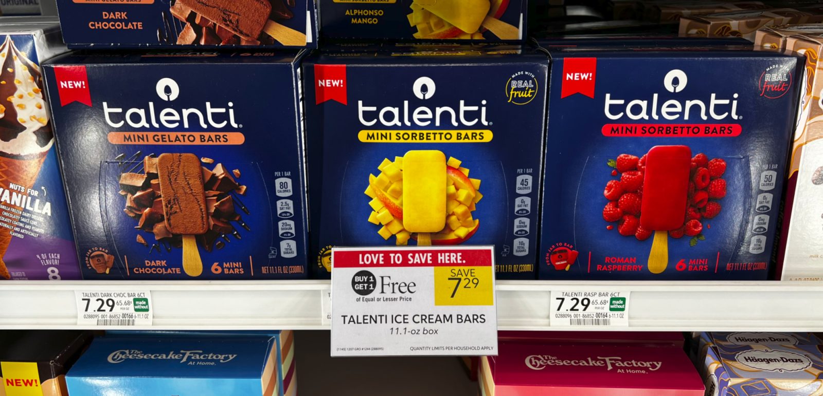 Talenti Mini Gelato or Sorbetto Bars Just $2.15 Per Box At Publix ...