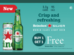 Get Ready For Savings On The Extra Refreshing Taste Of Heineken® Silver ...
