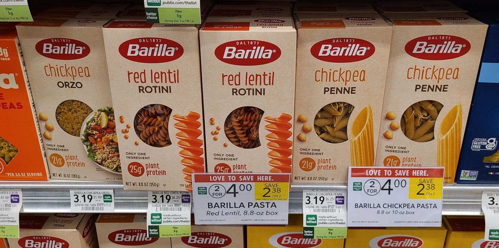 Barilla Chickpea Orzo As Low As $1 At Publix - iHeartPublix