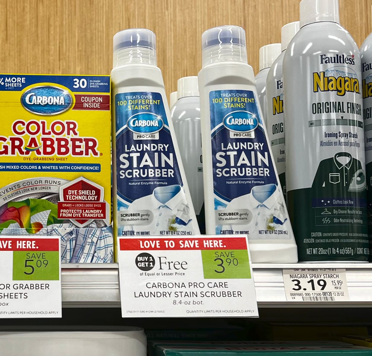 Carbona Pro Care Laundry Stain Scrubber Just $1.45 At Publix - iHeartPublix