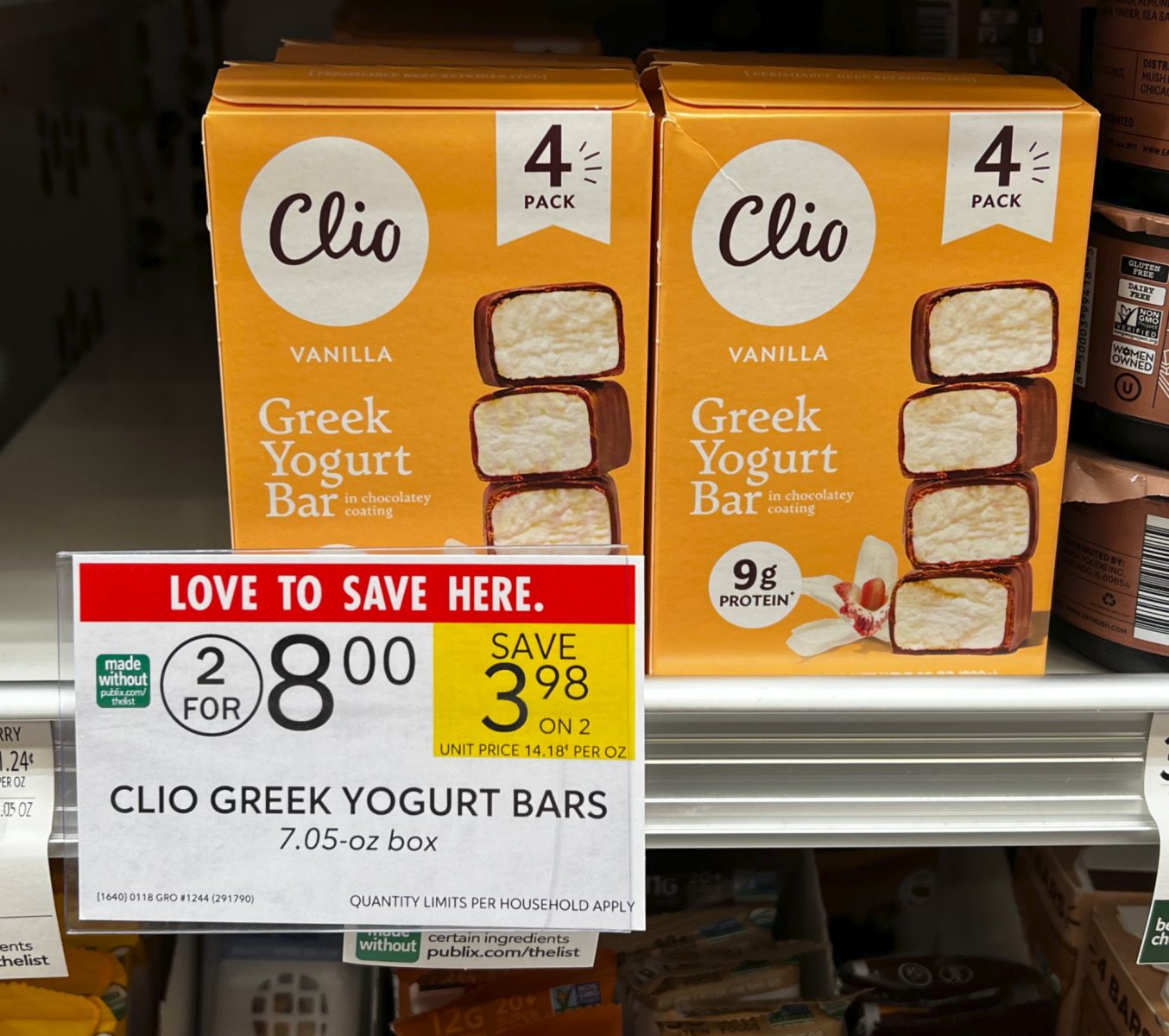 Get Clio Greek Yogurt Bar Multipacks As Low As $3 At Publix – Half ...