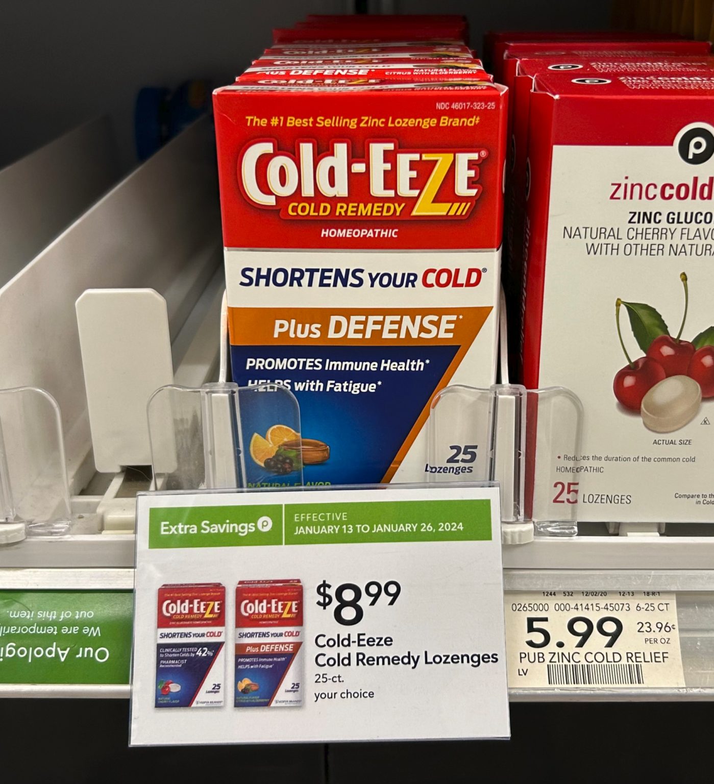 Cold-Eeze As Low As $5.99 At Publix (Regular Price $11.99) - iHeartPublix