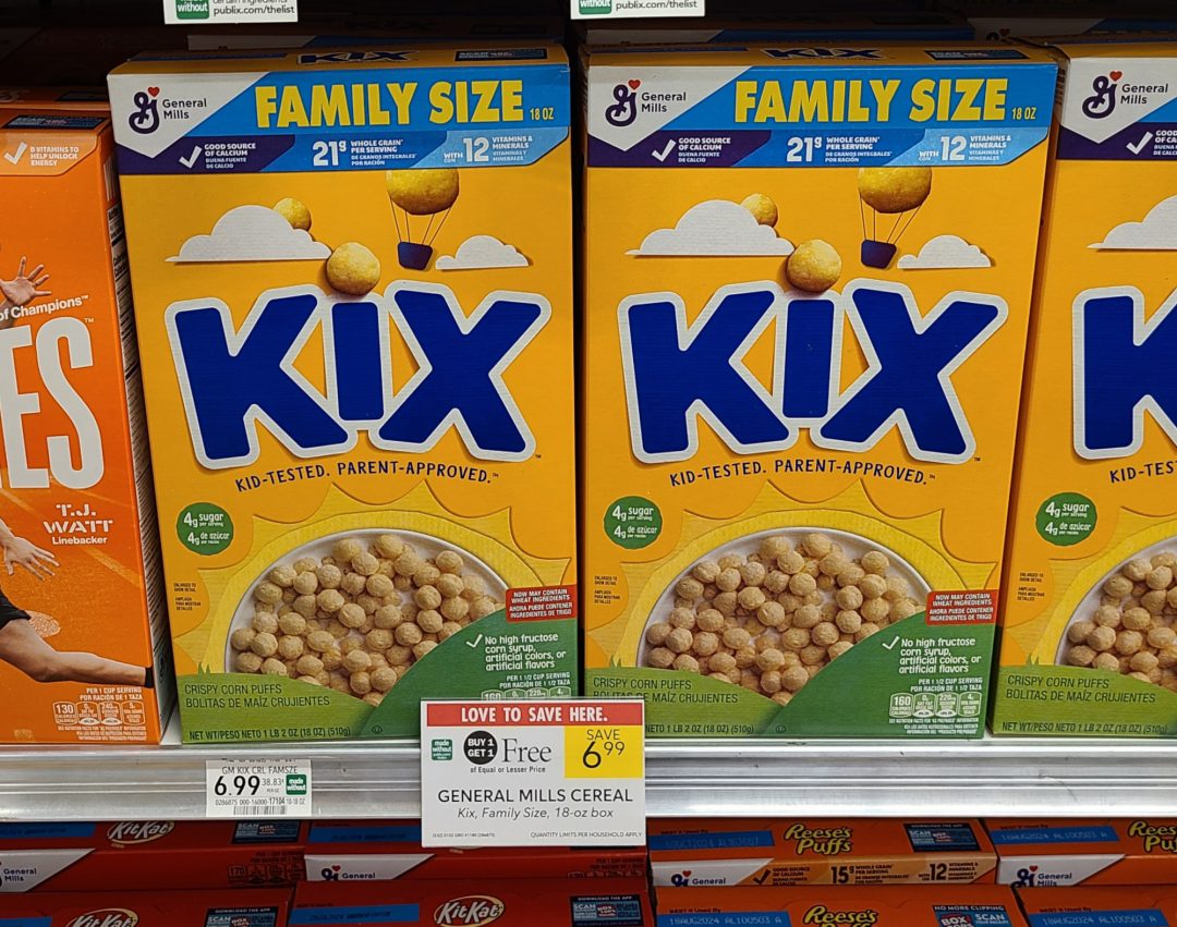 Family Size Boxes Of General Mills Cereals As Low As $3 At Publix ...