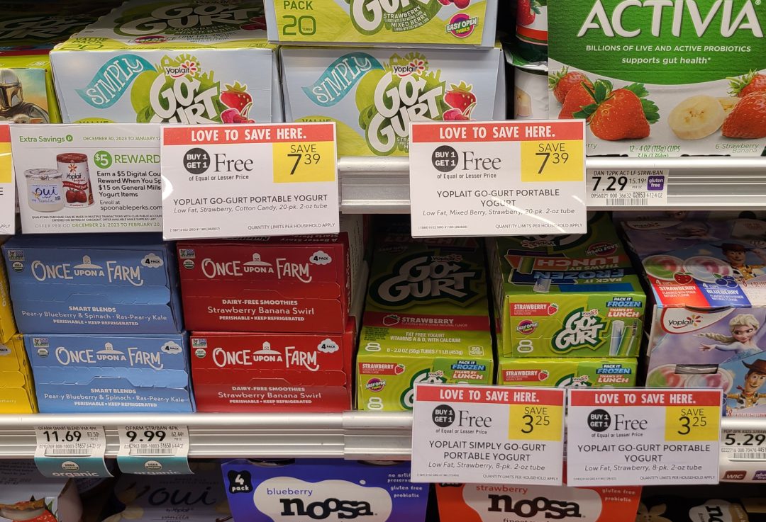 Yoplait Go-Gurt As Low As 88¢ Per Box At Publix - iHeartPublix