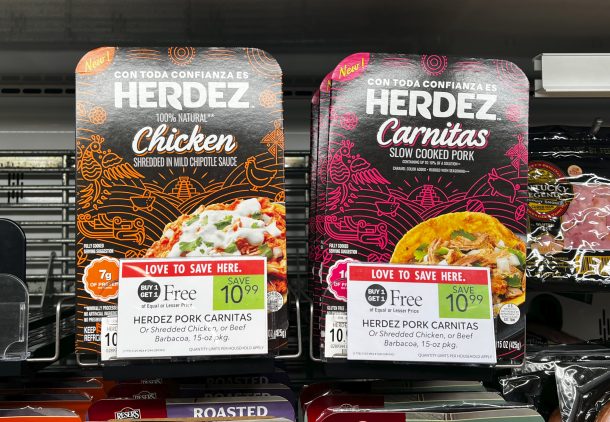 Herdez Pork Carnitas, Shredded Chicken, or Beef Barbacoa Entrees Just ...