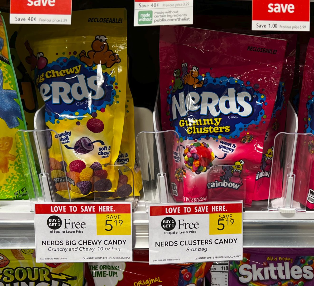 Nerds Gummy Clusters Bags Just $2.10 At Publix (Regular Price $5.19 ...