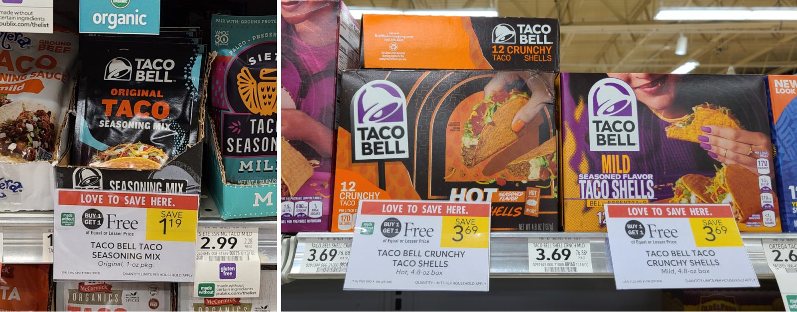 Get The Boxes Of Taco Bell Taco Shells For Just $1.10 Per Box At Publix ...