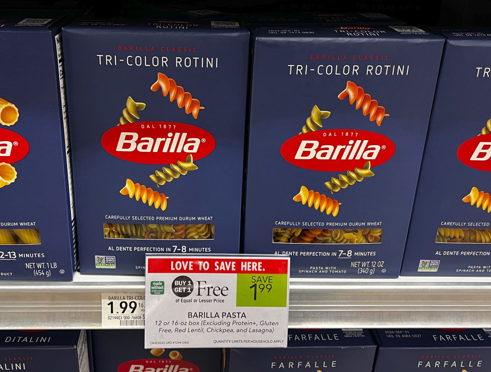 Barilla Pasta Just 75¢ Per Box At Publix - iHeartPublix