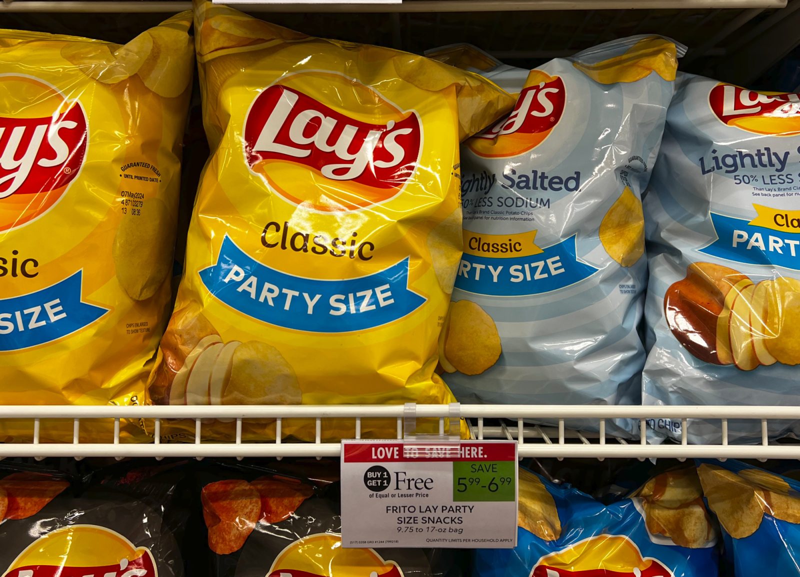 Lay’s Party Size Chips As Low As $2.50 At Publix - iHeartPublix