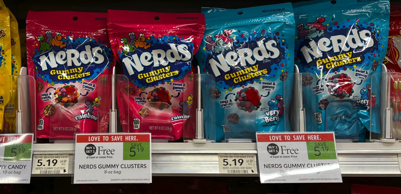 Nerds Gummy Clusters Bags Just $2.10 At Publix (Regular Price $5.19 ...