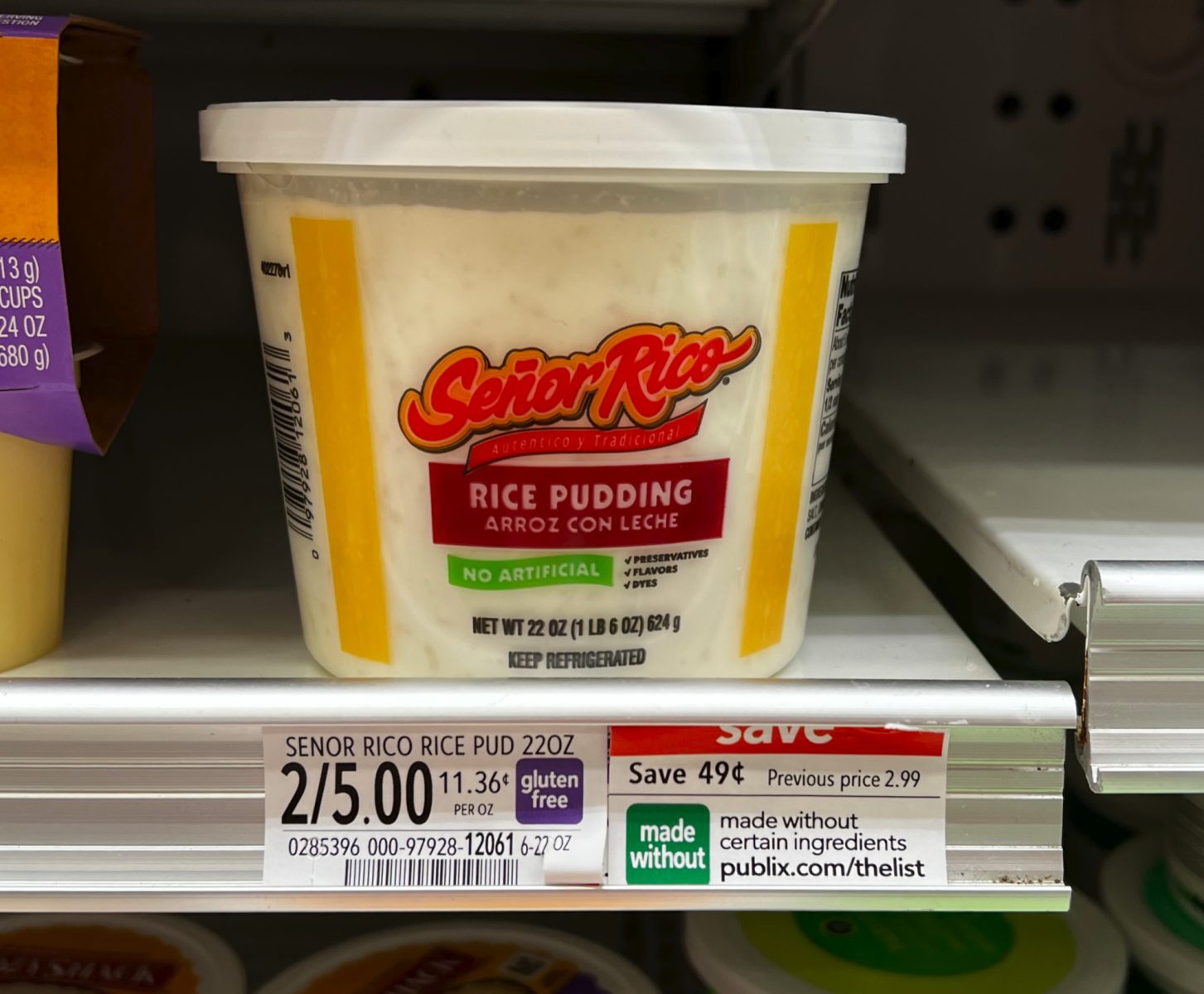Tubs Of Señor Rico Rice Pudding Just $1.50 At Publix - iHeartPublix