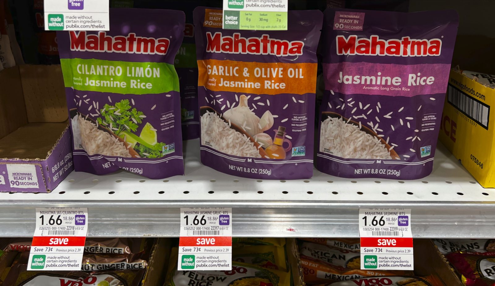 Get A Pouch Of Mahatma Ready To Heat Rice For 66¢ At Publix - iHeartPublix