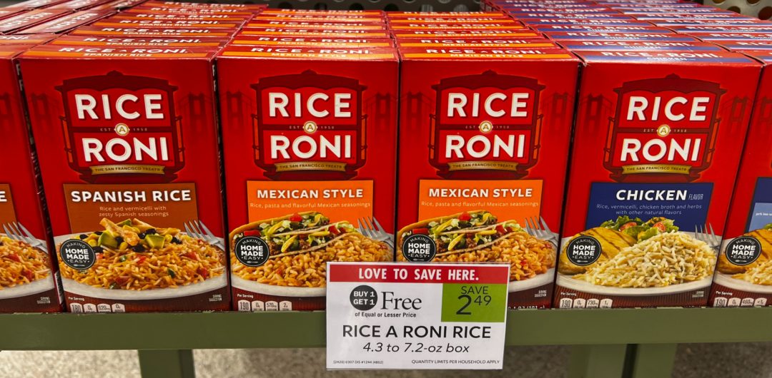 Great Deal On Rice-A-Roni At Publix – Boxes Just 75¢ - iHeartPublix