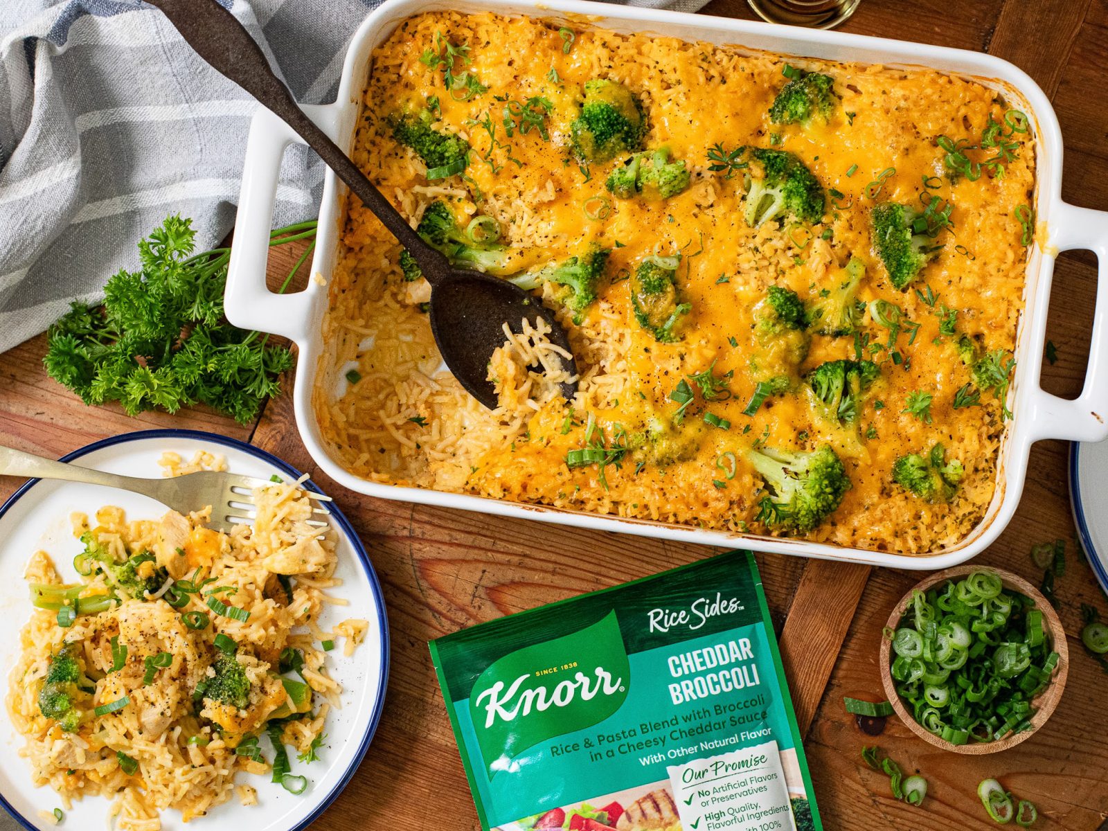 Grab BOGO Knorr Sides For This Cheesy Chicken Broccoli Bake - iHeartPublix