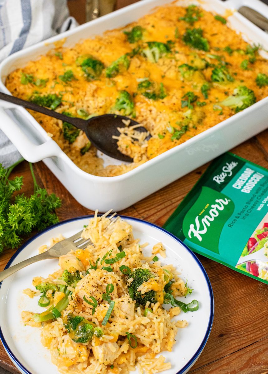 Grab BOGO Knorr Sides For This Cheesy Chicken Broccoli Bake - iHeartPublix