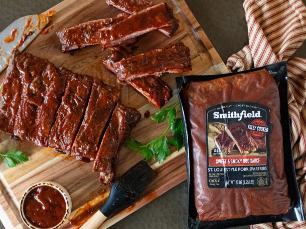 Bring Home Delicious Smithfield Fully Cooked St. Louis Style Pork ...