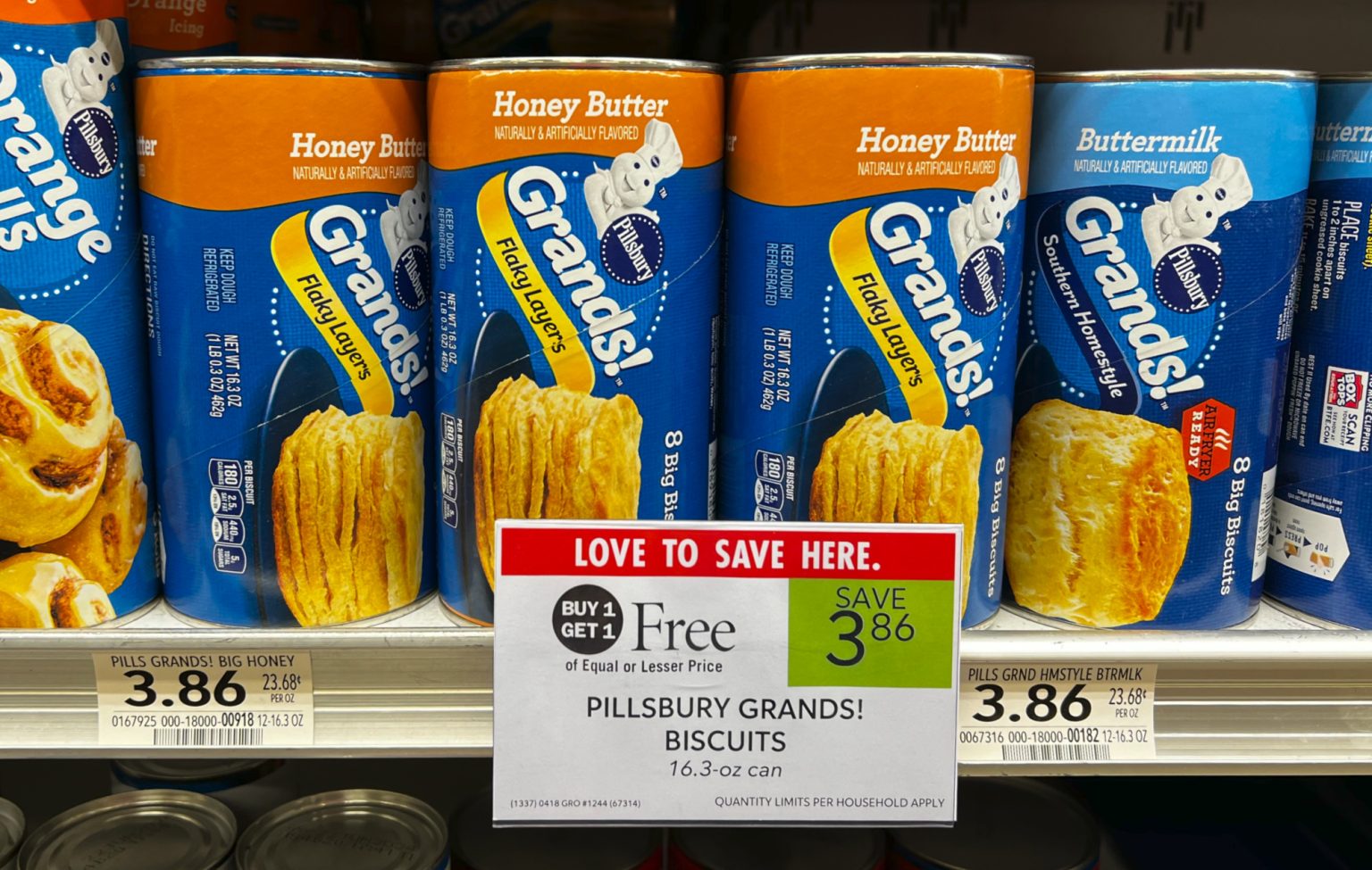 Pillsbury Grands Biscuits As Low As $1.43 Per Can At Publix - iHeartPublix