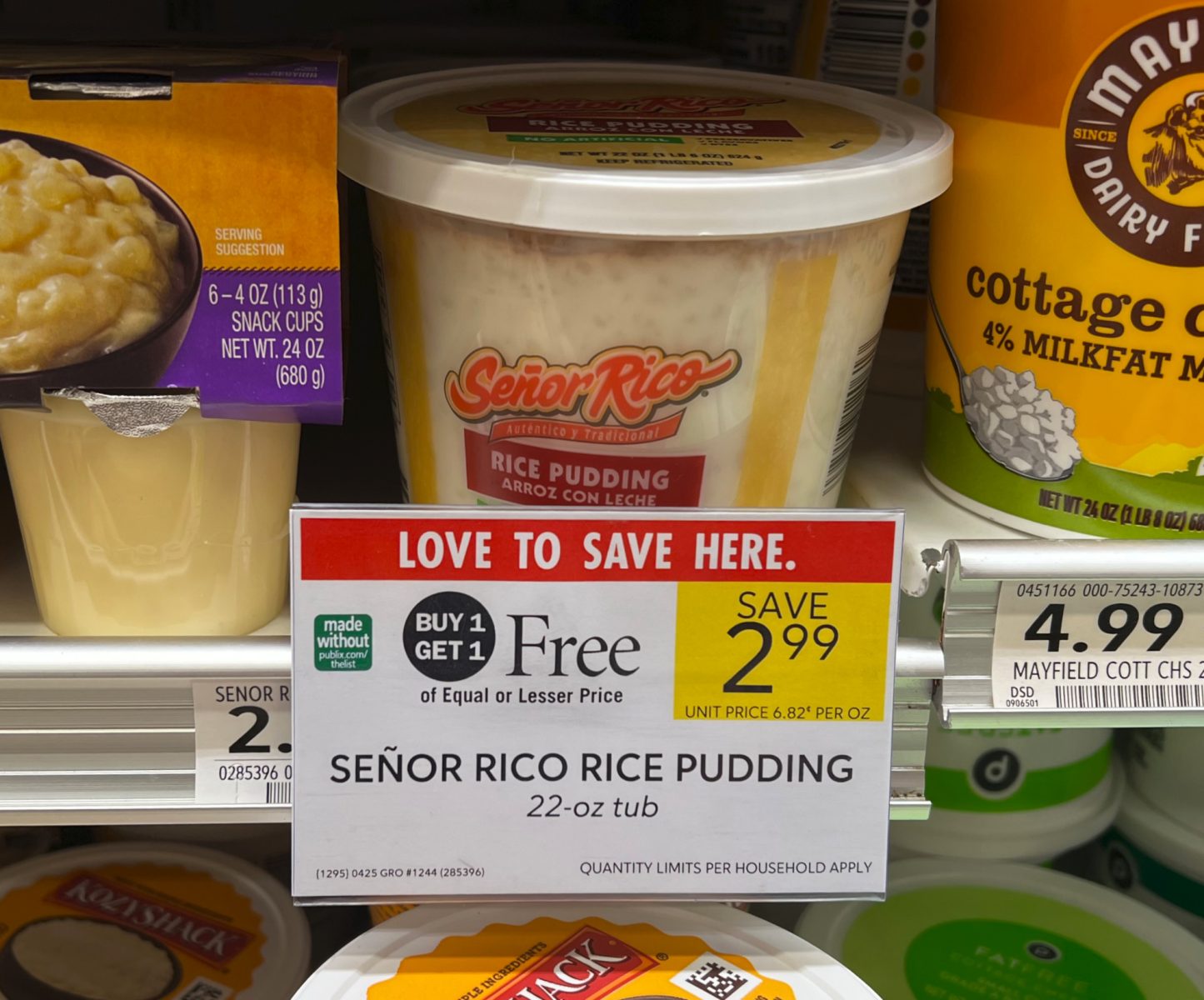 Big Tubs Of Señor Rico Rice Pudding Just 50¢ At Publix - iHeartPublix